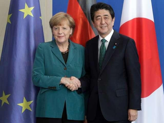 Abe et Merkel pour le "libre-échange" et les "marchés ouverts ...