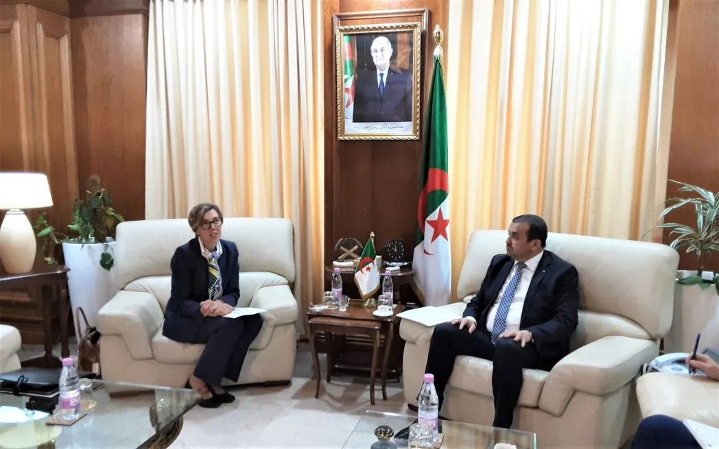 Hydrocarbures et Mines : Arkab reçoit la directrice générale du groupe ...